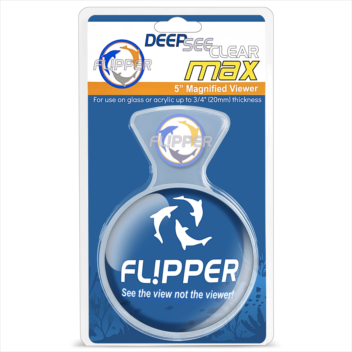 DeepSee CLEAR Max Magnified Magnetic Aquarium Viewer 5" – Flipper ...