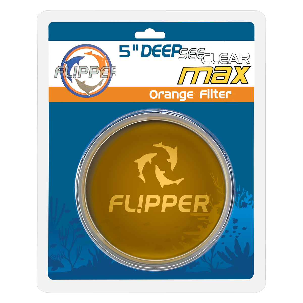 DeepSee Viewer Clear Max 5" - Orange Filter – Flipper Aquarium Products