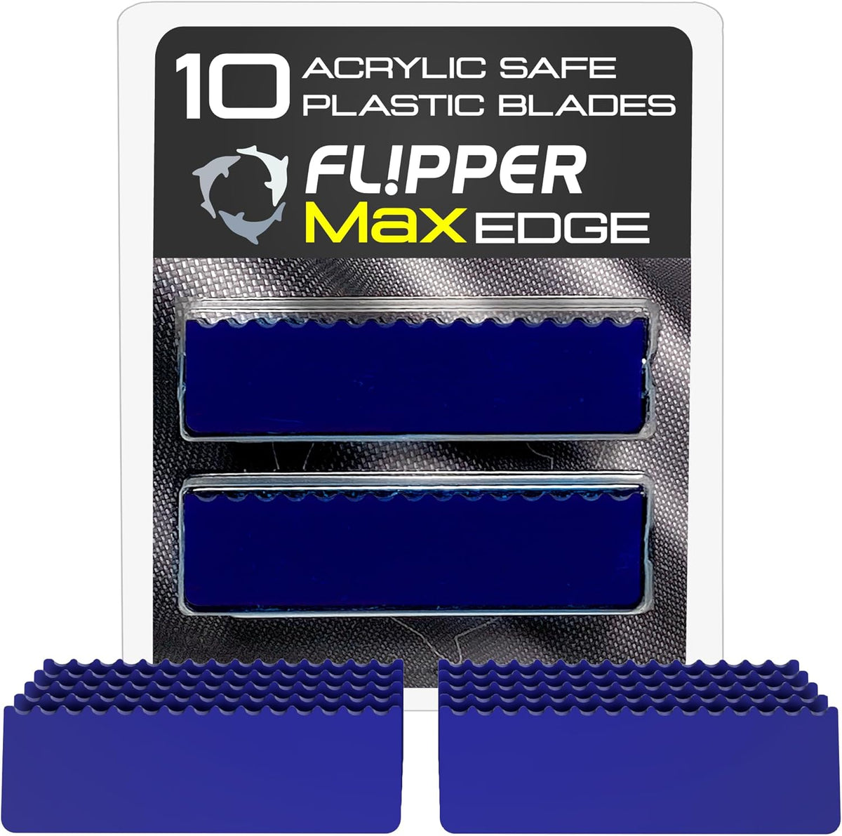 Flipper Edge Max Acrylic Safe Plastic Blades 10 Pack – Flipper Aquarium ...
