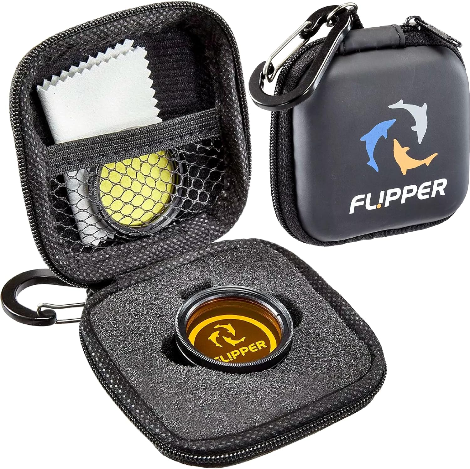 Flipper Flip-Kick Phone Filter Aquarium Reef Lens with Orange and Yell ...