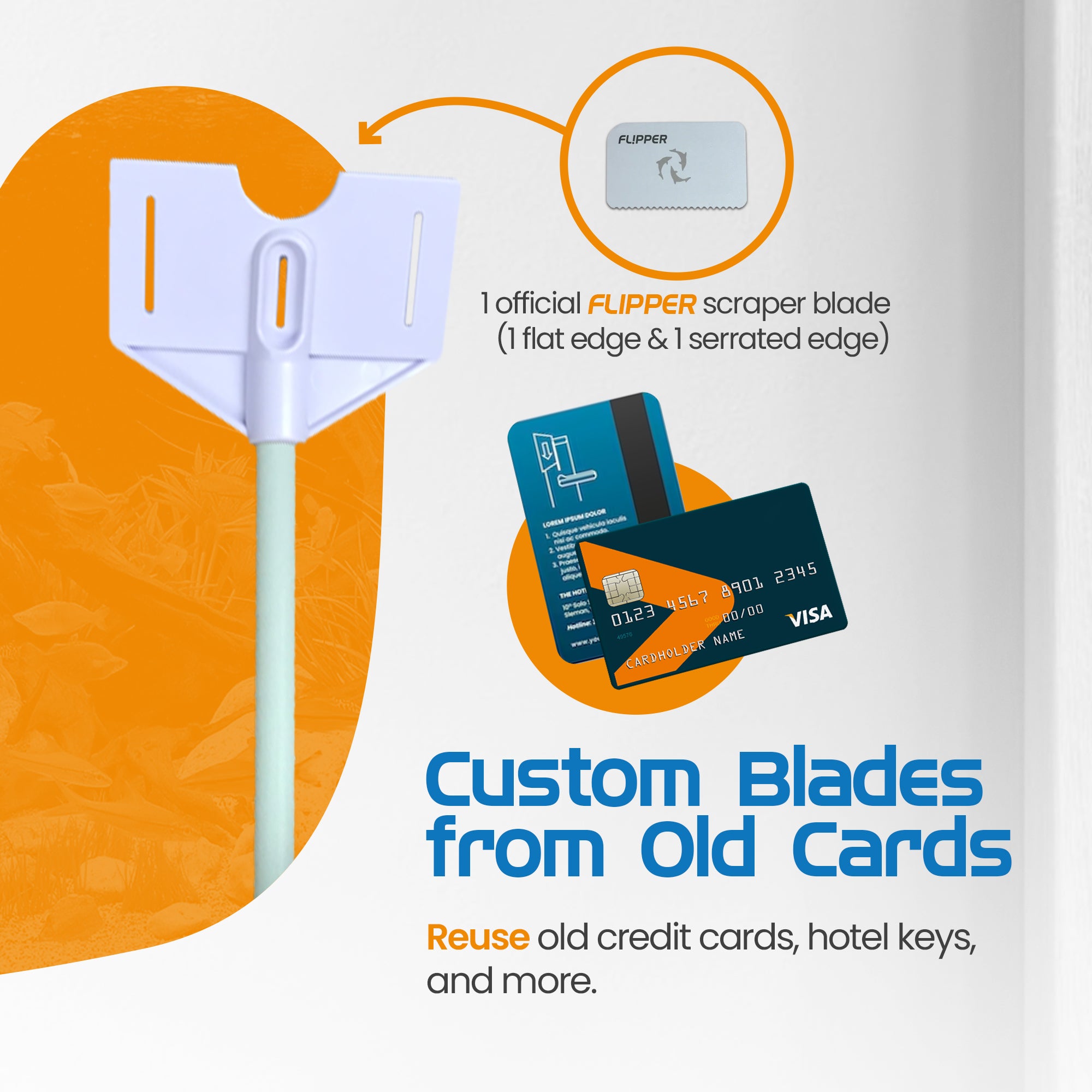 Flipper Platinum Aquarium Algae Scraper - 28" – Flipper Aquarium Products