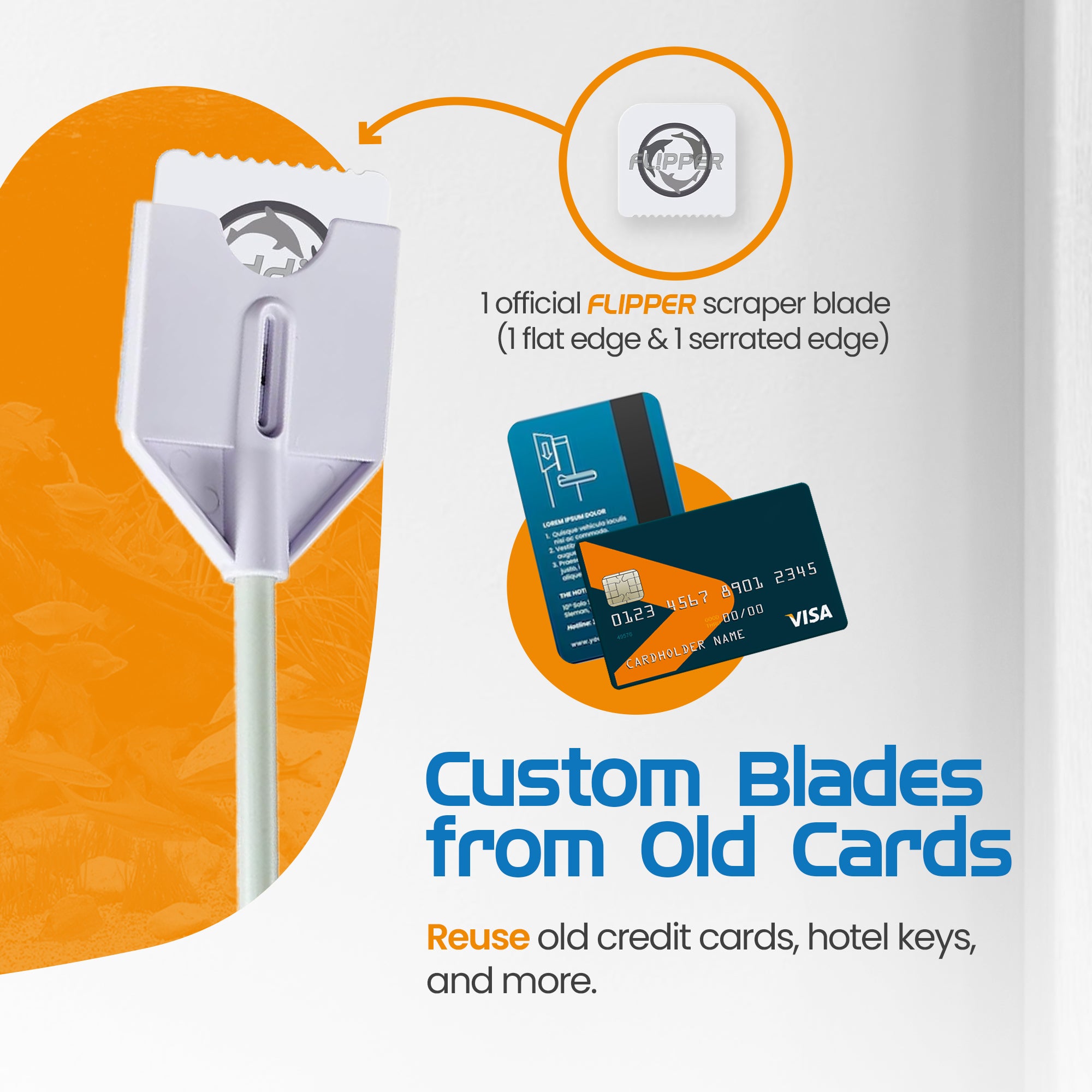 Flipper Platinum Aquarium Algae Scraper - 18" – Flipper Aquarium Products