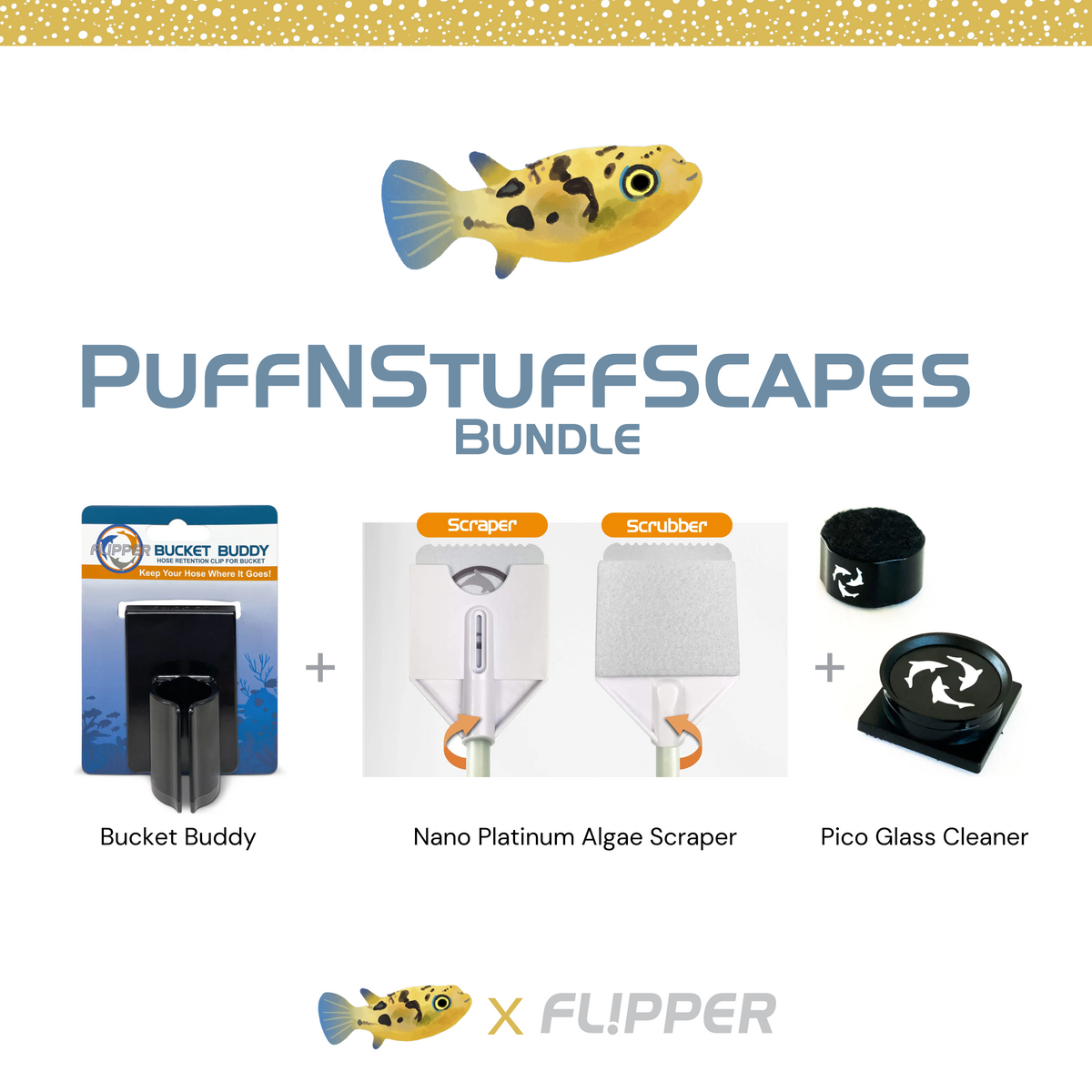Flipper x PuffNStuffScapes – Flipper Aquarium Products