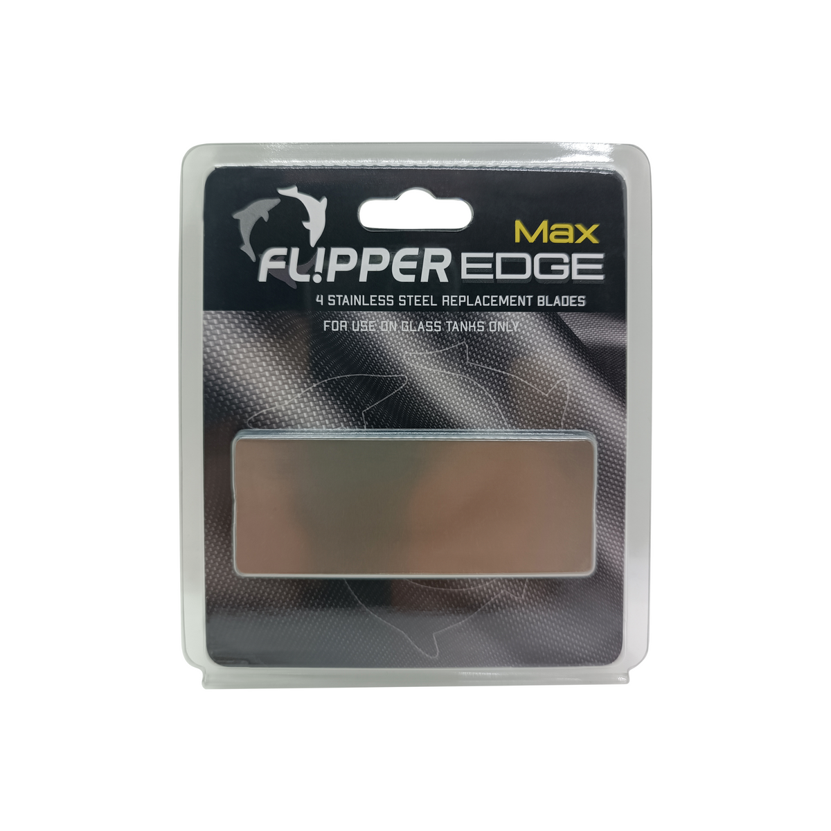 Flipper Edge MAX Stainless Steel Blades - 4pk – Flipper Aquarium Products